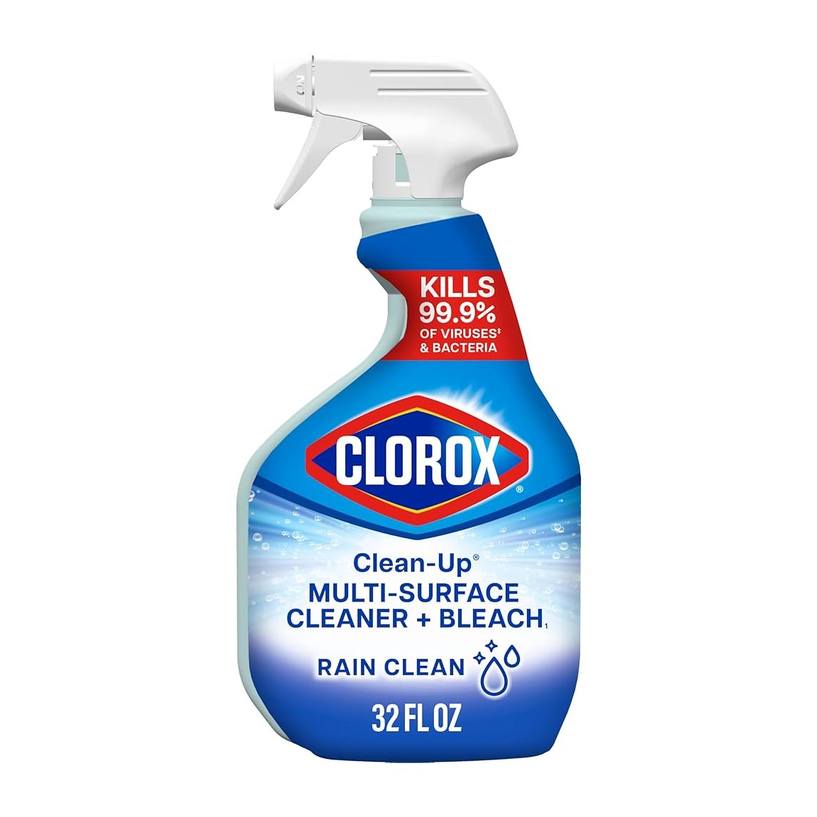 CLOROX CLEAN UP MULTI SURFACE BLEACH RAIN CLEAN 32 OZ 1 CT - Metro ...